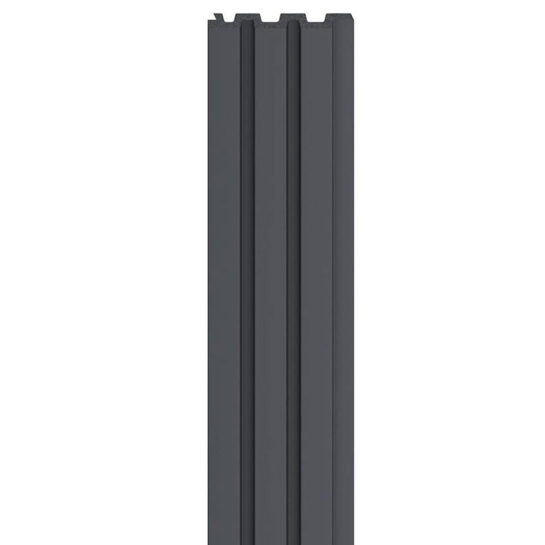 Linerio M-Line Anthracite Slat Panel | 2650x122mm